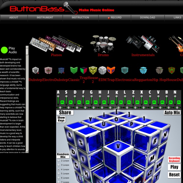 Composing Electronic Music Using ButtonBass – Early Math Counts