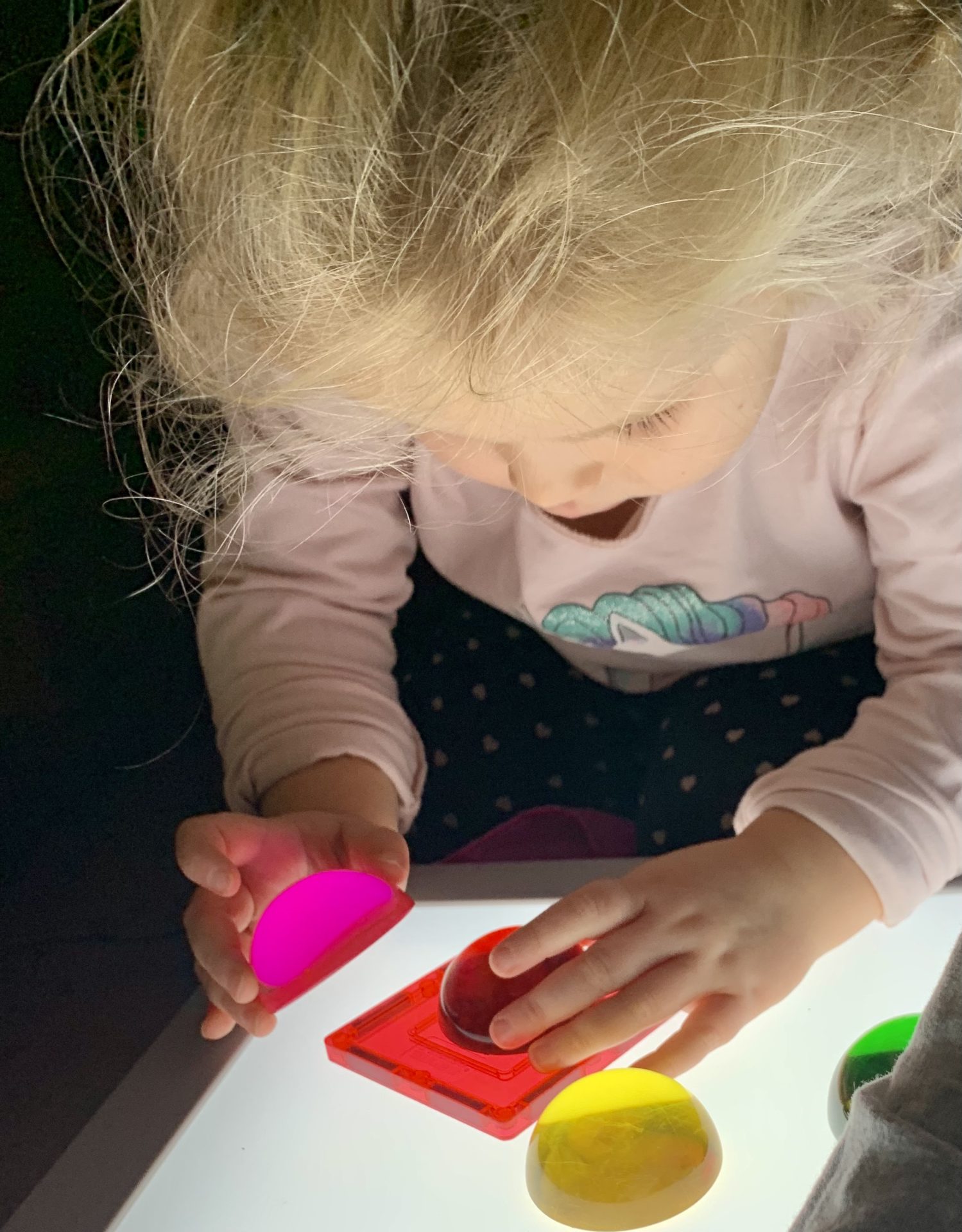 Exploring Colors on the Light Table – Early Math Counts