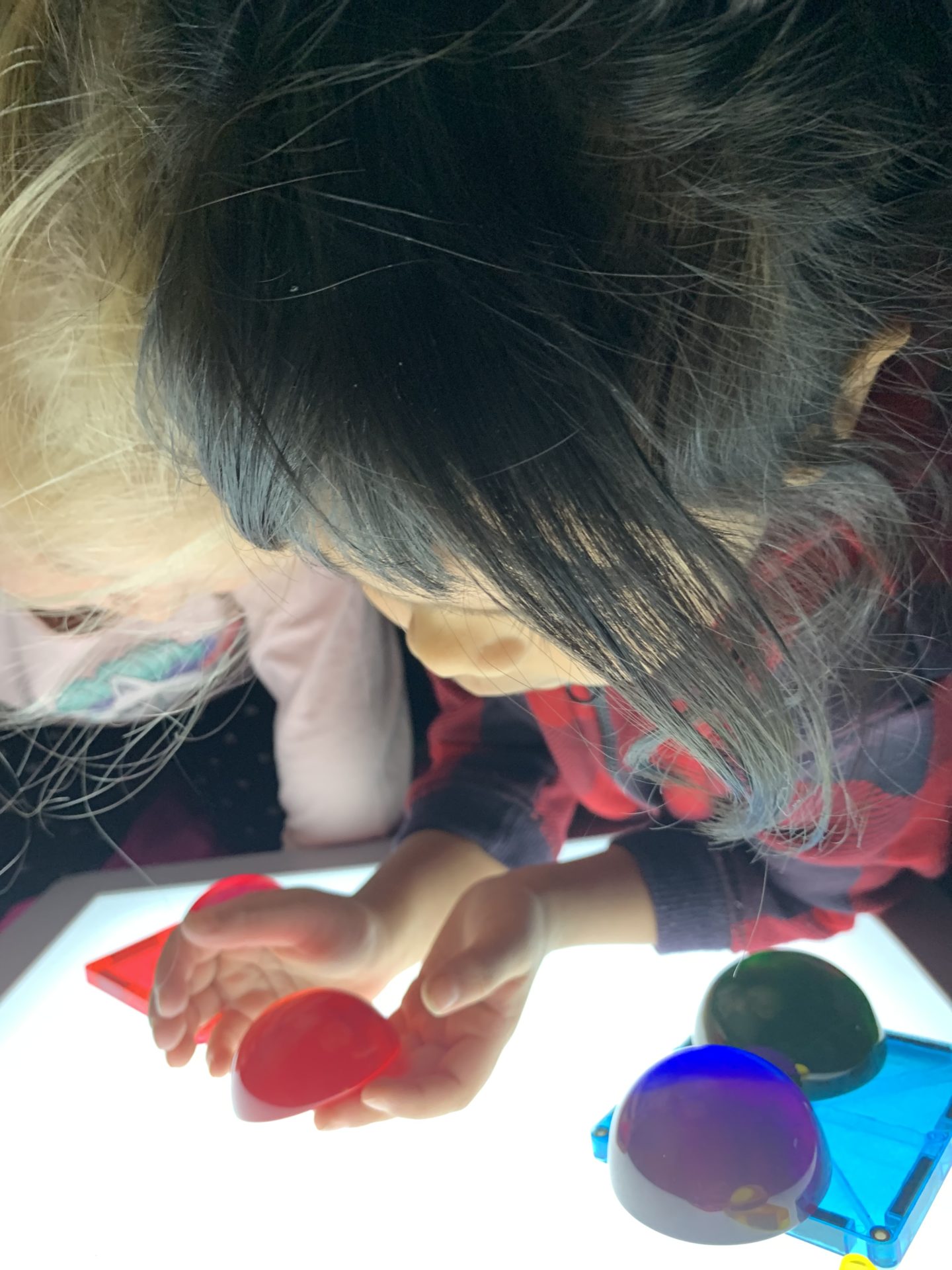 Exploring Colors on the Light Table – Early Math Counts