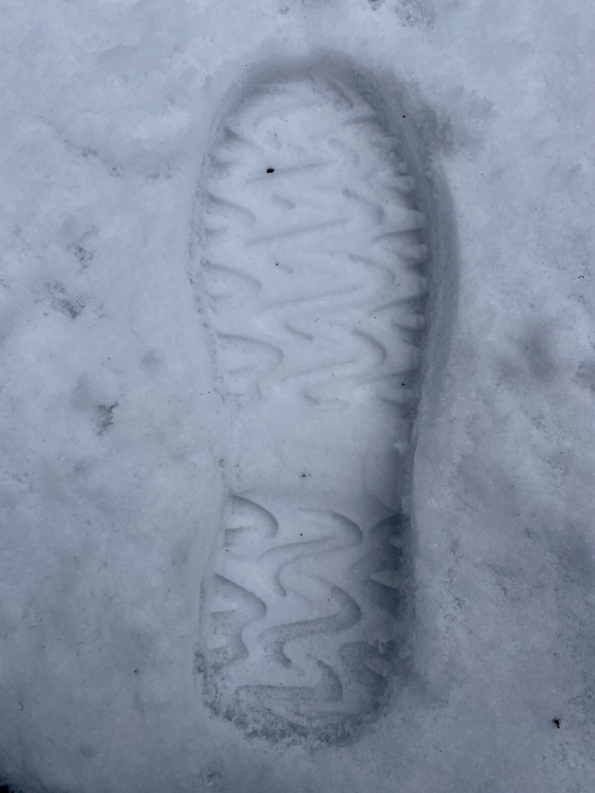 Smiling Boot Prints in the Snow – Early Math Counts